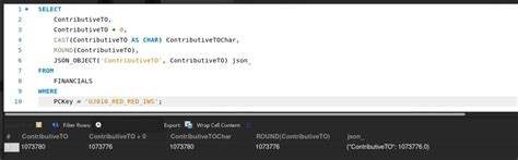 Data Corrpution Or Float Approximation R Sql