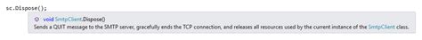 SmtpClient Not Sending QUIT On Dispose Issue Dotnet Runtime GitHub