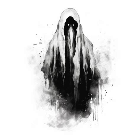 Premium Photo Halloween Ghost Drawings For Adults