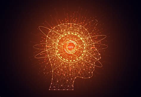 추상 건강 의학 구성 머리 인간의 디지털 기술 개념 현대 의료 기술 치료 의학에 안녕 기술 미래 파란색 배경 서식 파일 웹 디자인 또는 프레 젠 테이 션 간호사에 대한 스톡