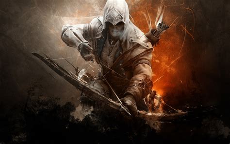 Wallpaper Connor Kenway Darkness Screenshot 1680x1050 Px Computer