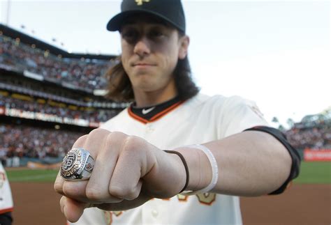 Photos Brian Wilson Raises World Series Flag Giants Get Championship