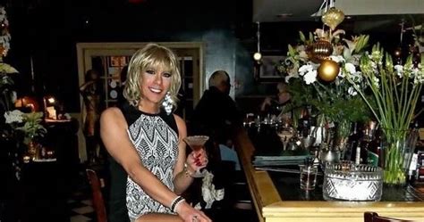 Beautiful Crossdressers Alone At The Bar
