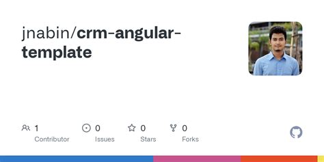 GitHub Jnabin Crm Angular Template