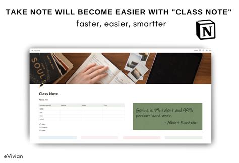 Class Note Notion Template