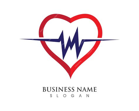 Logo De Corazón Vector Premium