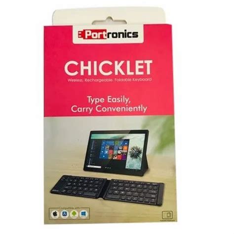 Black Portronics Chicklet Wireless Foldable Keyboard At ₹ 1099 Piece In Mumbai
