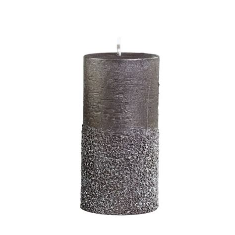 Svíčka Glitter Mocca 12cm Bella Rose