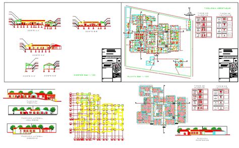Hospital Design Plan Elevation Section Detail Design