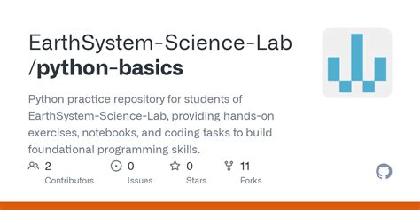 Github Earthsystem Science Labpython Basics Python Practice