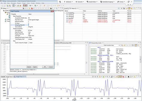 Using Graphs In Ccs4 C2000 Microcontrollers Forum C2000™︎