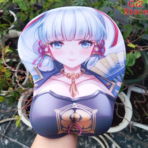 Mua Lót Chuột Anime Game 3d Silicon Genshin Impact Raiden Shogun Yae