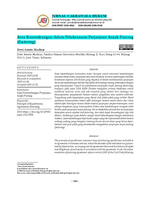 Manfaat Anjak Piutang Pdf