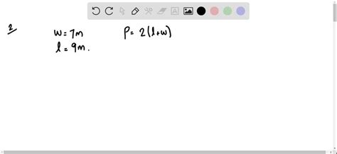 ⏩solved find the perimeter and area of a rectangle whose width is 7