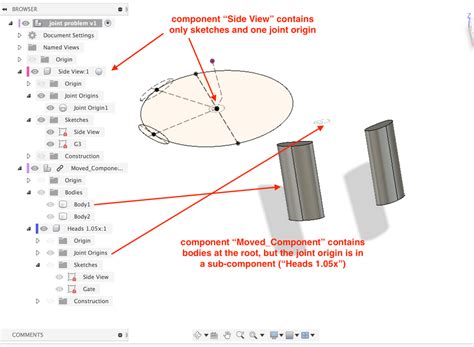 solved insert into current design causes missing joint origin