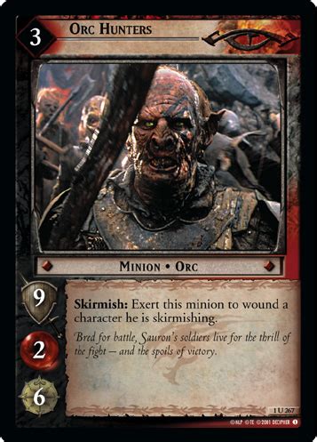 Lotr Tcg Wiki Orc Hunters 1u267