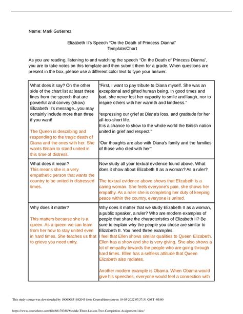 Module Three Lesson Two Completion Assignment 1 Phillip O Berry