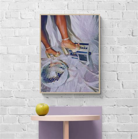 Disco Ball Print Disco Ball Poster Digital Download Wall Art Printable Wall Art Downloadable