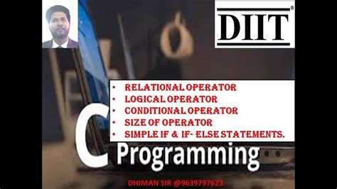 relational logical conditional size of operator simple if and if else statements youtube