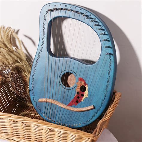 16 Strings Party Travel Lyre Harp Lightweight Clea Grandado