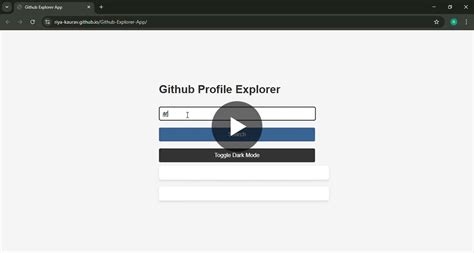 Webdevelopment Javascript Githubapi Frontenddevelopment