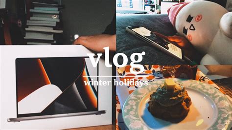대학생 Vlog 등교하면서 올리는 대학생 방학 브이로그 대학생 개강준비 맥북프로 언박싱 홀스베이크 홈메이드