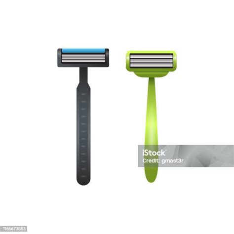 화려한 플라스틱 면도 일회용 면도기 아이콘 스킨 케어 악기 플랫 화이트 배경 벡터 일러스트 면도기에 대한 스톡 벡터 아트 및 기타 이미지 면도기 일회용 강철 Istock