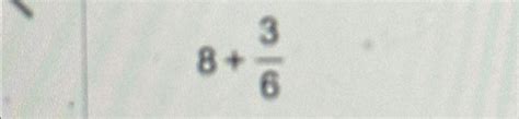 Solved 8 36 Chegg Com