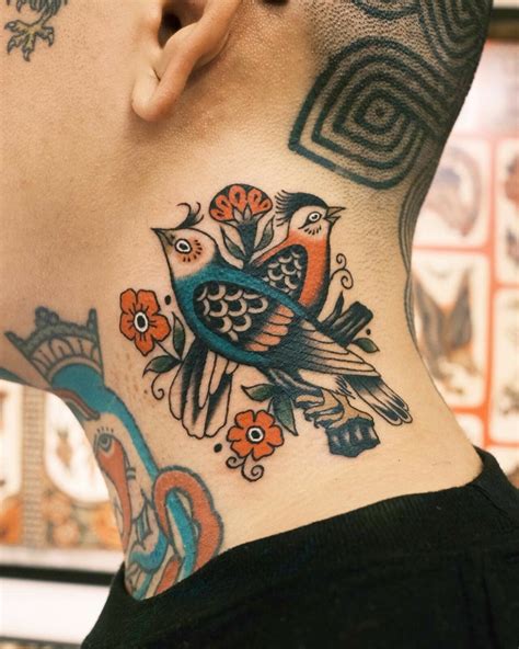 32 Captivating Neck Tattoos For Men In 2023