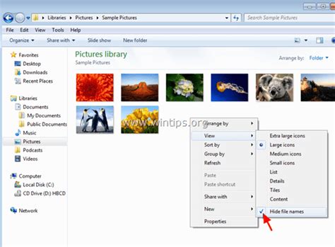 How To Fix Missing File And Folder Names In Windows Explorer