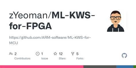 Github Zyeoman Ml Kws For Fpga Arm Software Ml