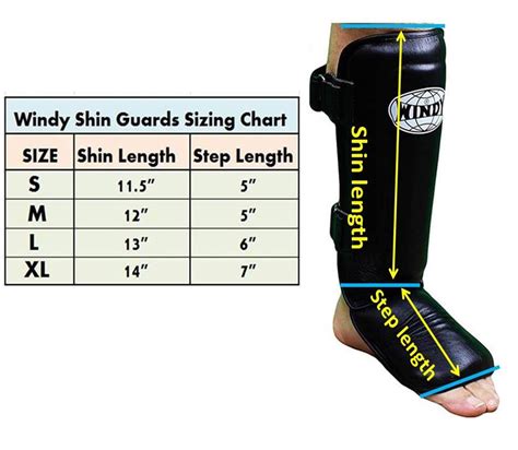 Century Shin Guard Size Chart At Leo Coughlan Blog