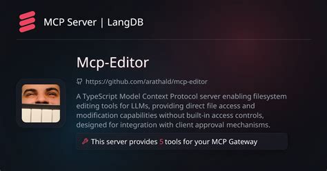 Mcp Editor Langdb