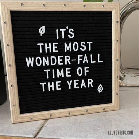 Letter Board Quotes Funny Funky Fall Phrases