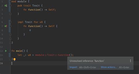 False Positive Unresolved Reference · Issue 4731 · Intellij Rust