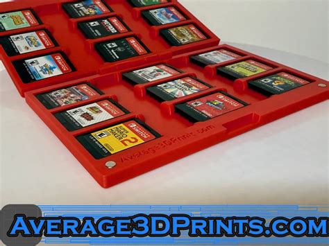 Nintendo Switchswitch 2 Game Cartridge Clamshell By Average3dprints