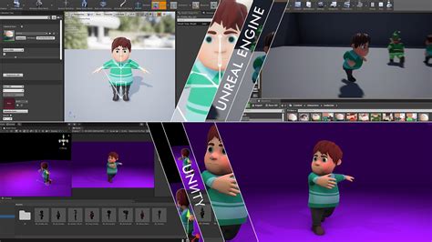 game ready characters rig behance