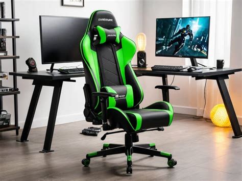 Green Gaming Chairs By Soleil Garrison Medium