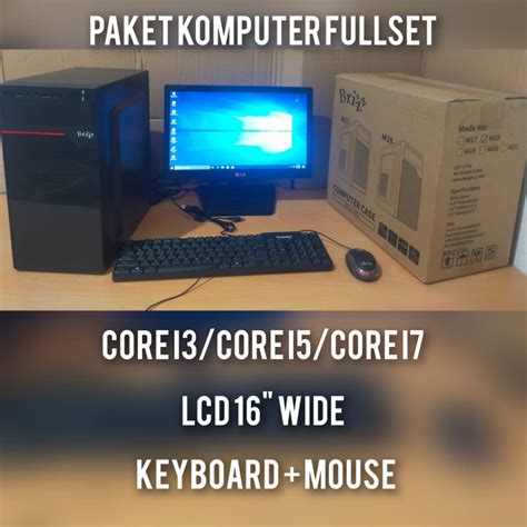 Jual Komputer Fullset Core I Core I Core I Hdd Ssd Lcd Wide Shopee Indonesia