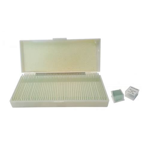 Blank Microscope Slides Cover Slips And Storage Boxes Microscope
