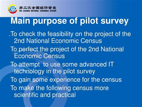 Ppt Scope And Method Of Pilot Survey In China Powerpoint Presentation