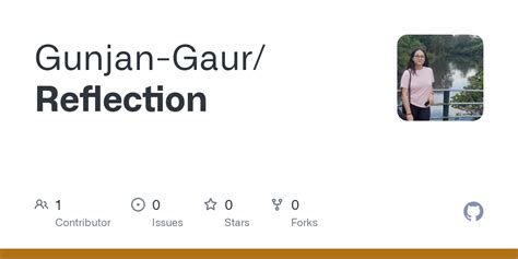 Github Gunjan Gaurreflection