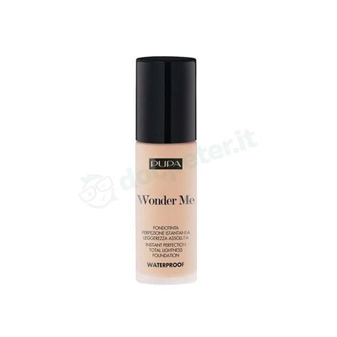 Pupa Wonder Me Waterproof Foundation 010 Porcelain 30 ml