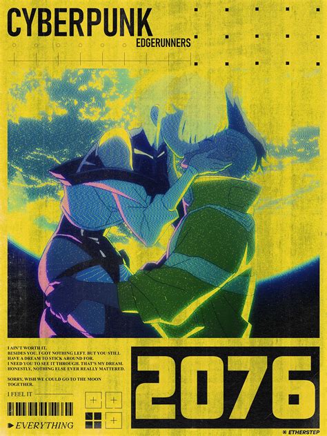 Cyberpunk Edgerunners Poster Design Behance