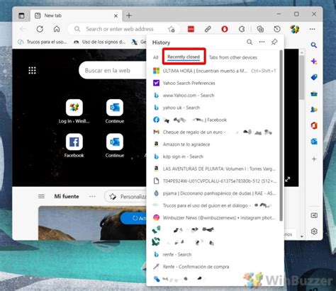 How To Reopen Closed Tabs And Windows In Chrome Edge And Firefox WinBuzzer