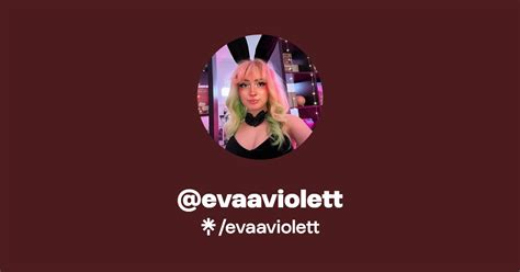 Evaaviolett Twitter Instagram Tiktok Twitch Linktree