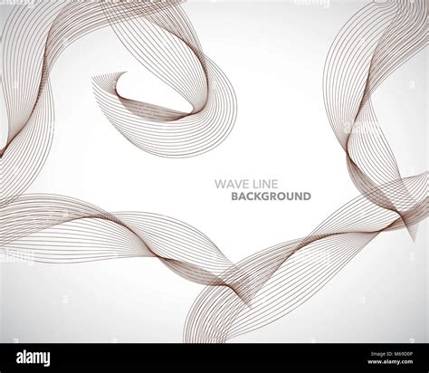 Elegant Abstract Vector Wave Line Futuristic Style Background Template Stock Vector Image And Art