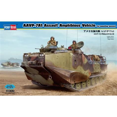 Model Kit Aavp 7a1 Amphibious Assault Vehicle With Mounting Bosses 135