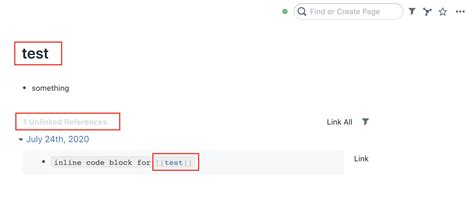 Unlinked References Works Incorrectly For Inline Code Block · Issue