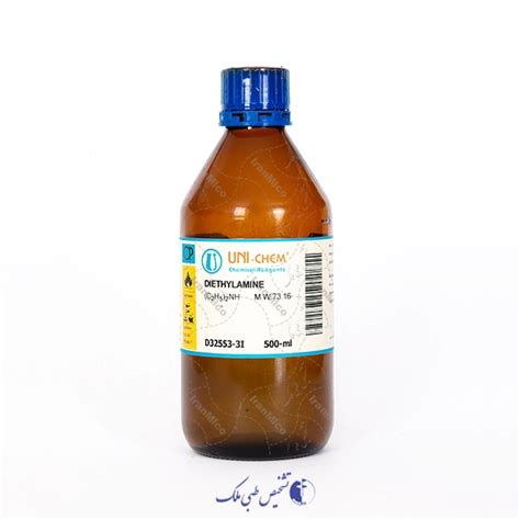 دی اتیل آمین Uni Chem تشخیص طبی ملک